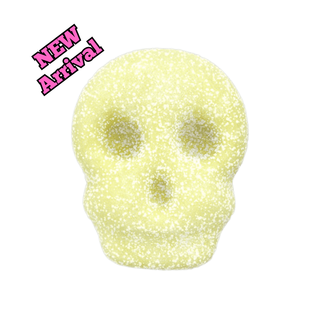 Tropical Foam Skulls – Swedish Tropical Sour Candy – TaztyCandy
